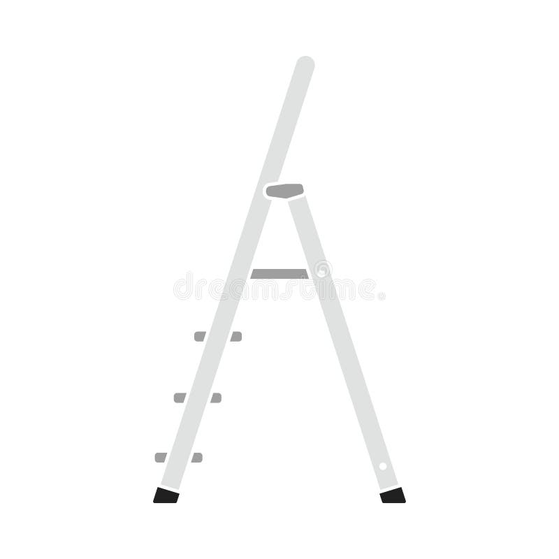 Construction Ladder Icon stock vector. Illustration of moving - 245203306