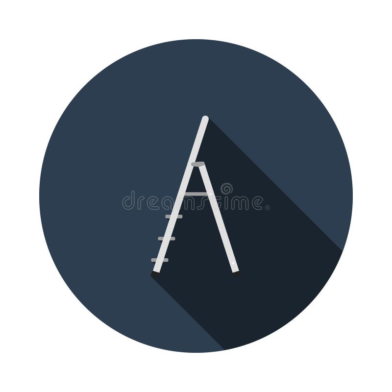 Ladder Icon Vector Isolated on White Background, Ladder Sign , Sign and ...