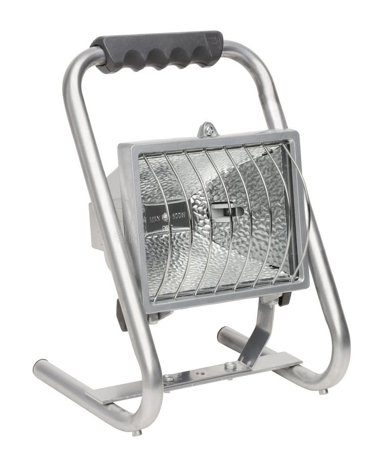 Construction lamp stock image. Image of work, lamp, reflector - 25722619