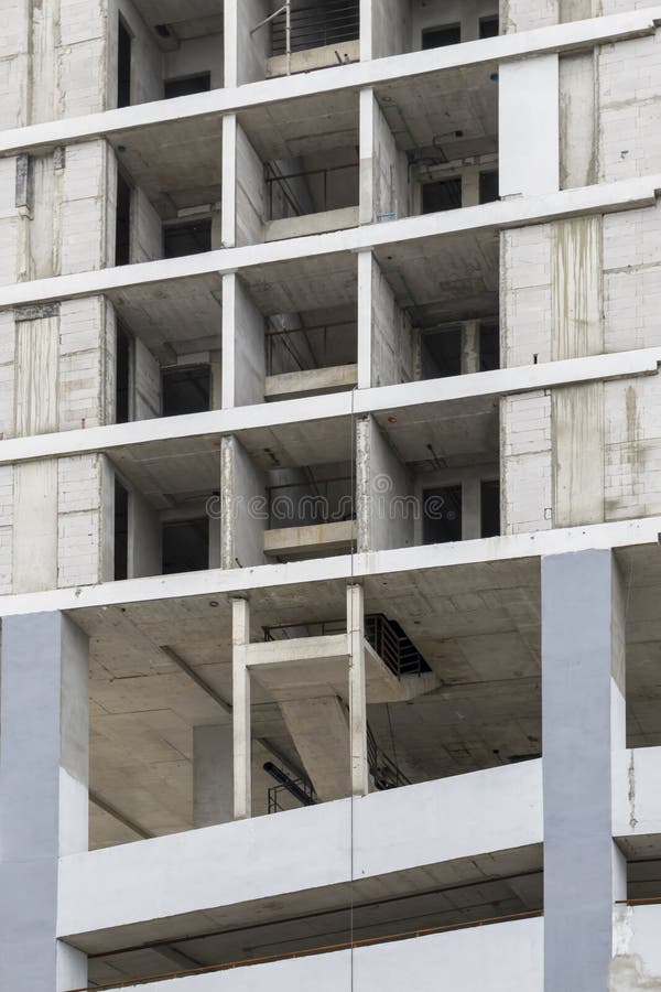 Construction of Large Buildings, Reinforced Concrete Material ...