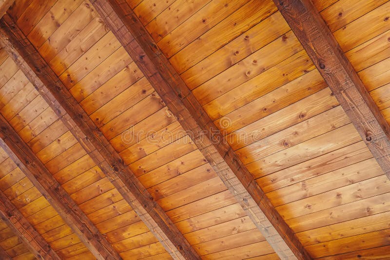 Construction of a Large Wooden Roof Structure Stock Photo - Image of ...