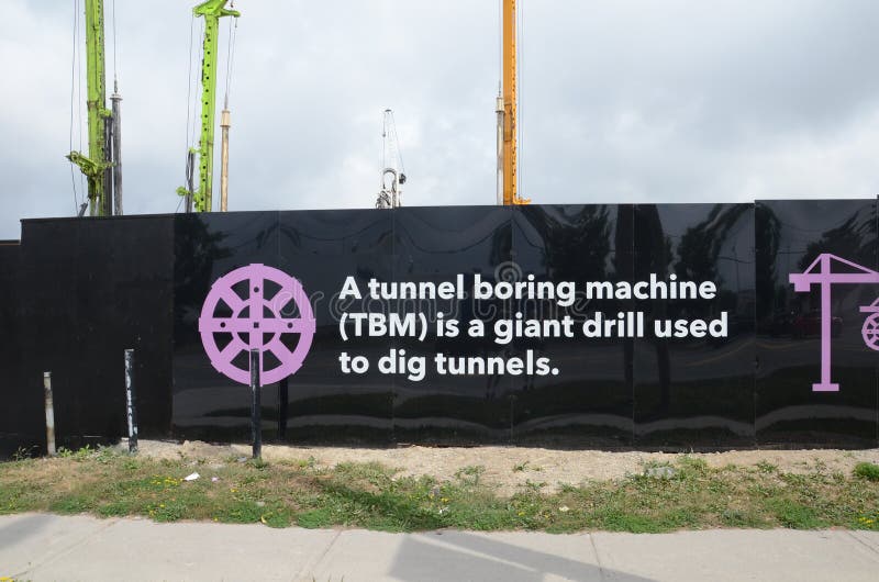 Construction of the Launch Shaft of the Scarborough Subway Extension ...