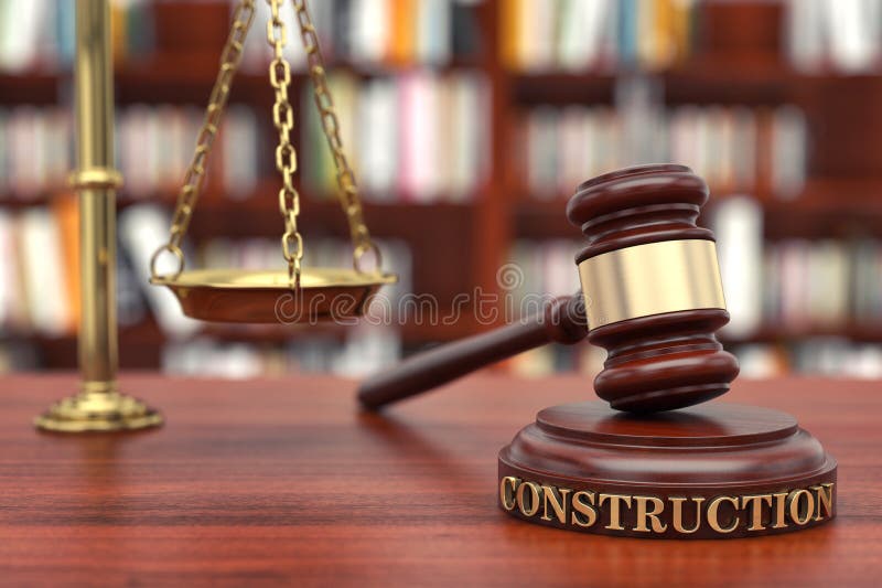 Construction Law. Book and Glasses. Stock Photo - Image of glasses ...