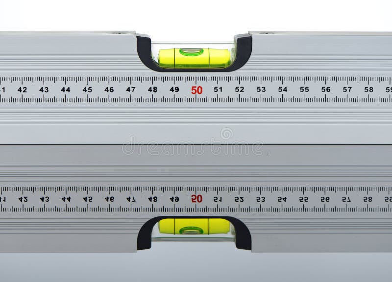 Construction Level, Waterpass, Ruler with the Level of the Horizon and ...