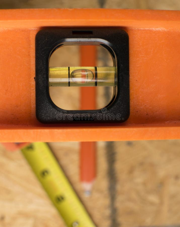 Construction Level and Other Tools Stock Photo - Image of construction ...