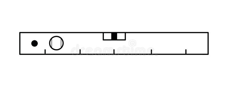 Construction Level. Vector Illustration Stock Vector - Illustration of ...