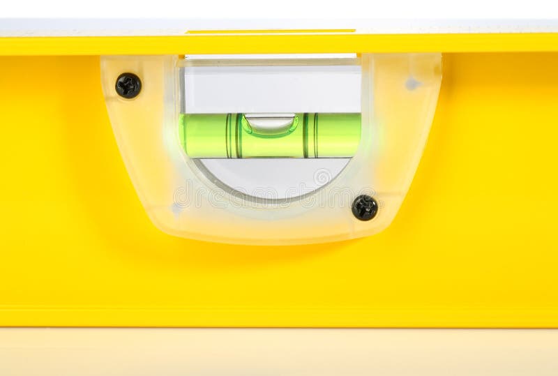 Construction Level Very Closeup Stock Image - Image of millimeter ...