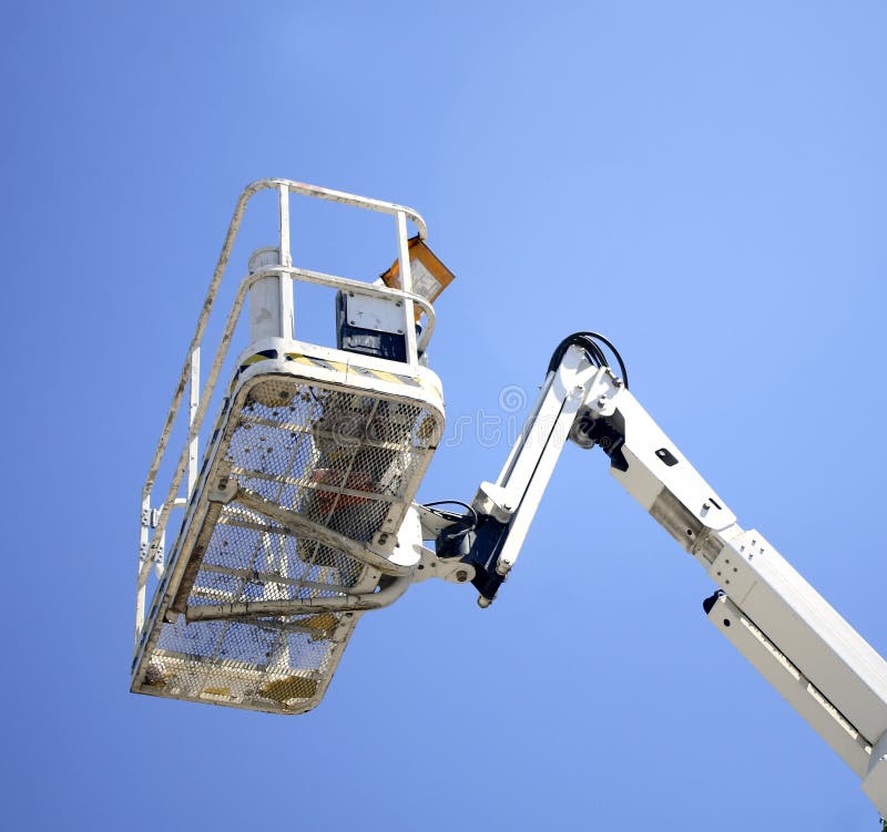 Construction lift stock image. Image of deficit, budget - 6615309