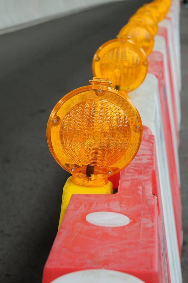 Construction light stock image. Image of barricade, symbol - 11978275