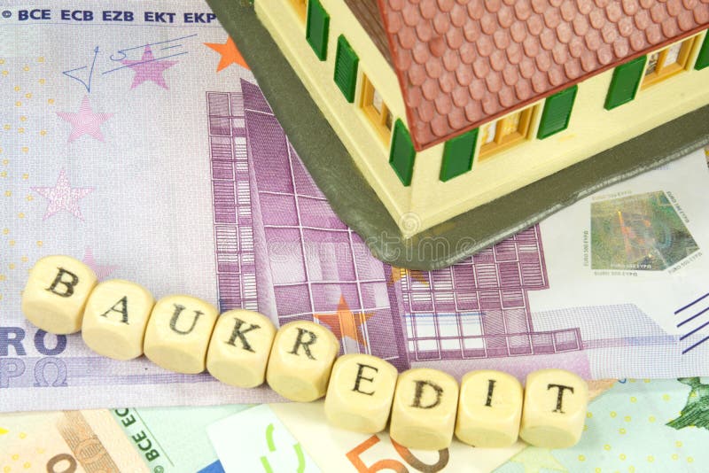 Construction Loan and Financing for a House Stock Photo - Image of ...