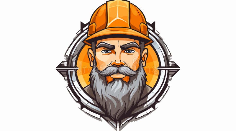 Construction Logo Cartoon Vector Illustration Stock Vector ...
