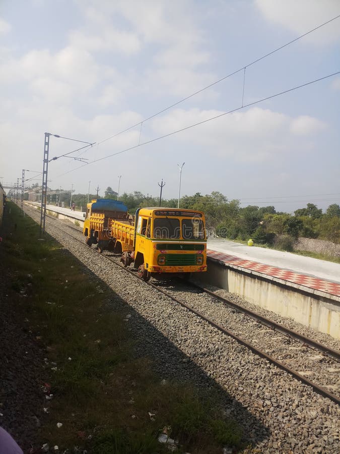 Construction, Lorry, Pulling, Railroad, Platform Editorial Photography ...