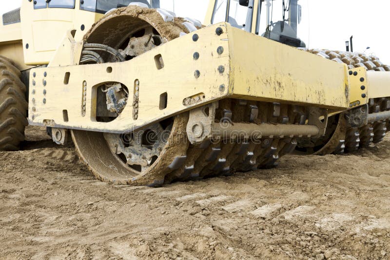 Construction machine stock photo. Image of yellow, ground - 20949062