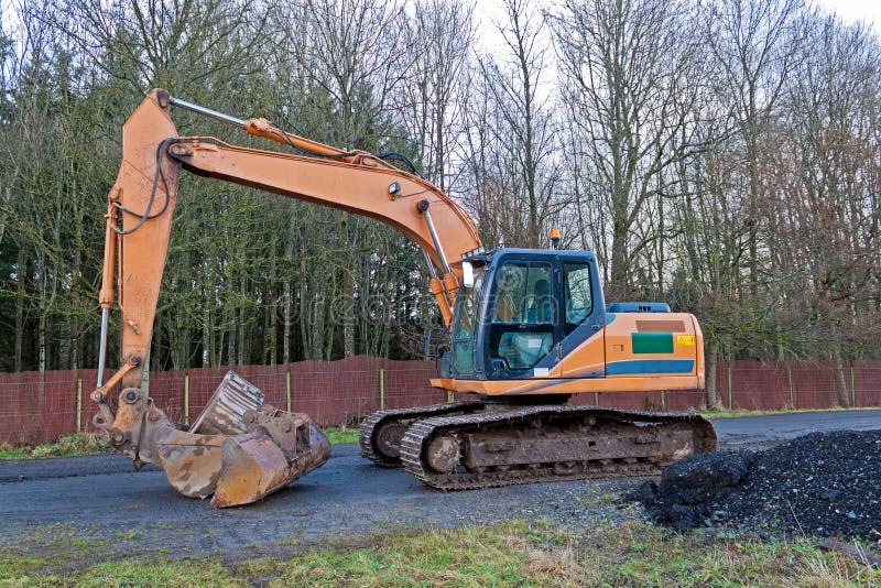 Construction Machine stock photo. Image of machine, hydraulic - 28693198
