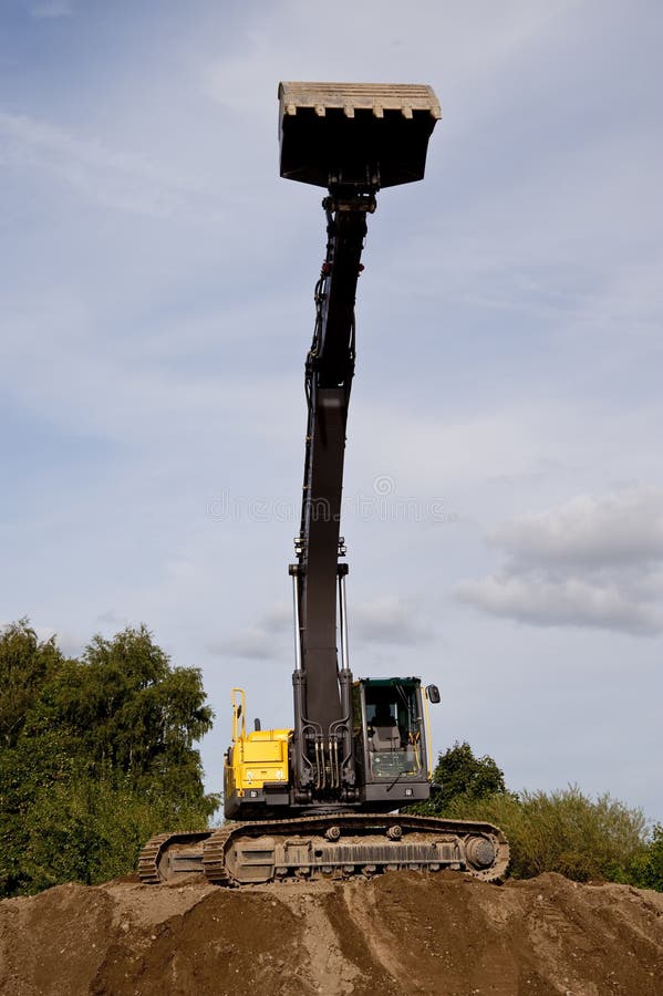 Construction machine stock image. Image of baustelle - 37708675