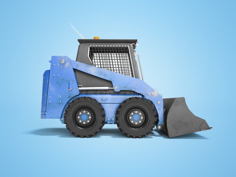 Blue Digger Machinery Stock Illustrations – 548 Blue Digger Machinery ...