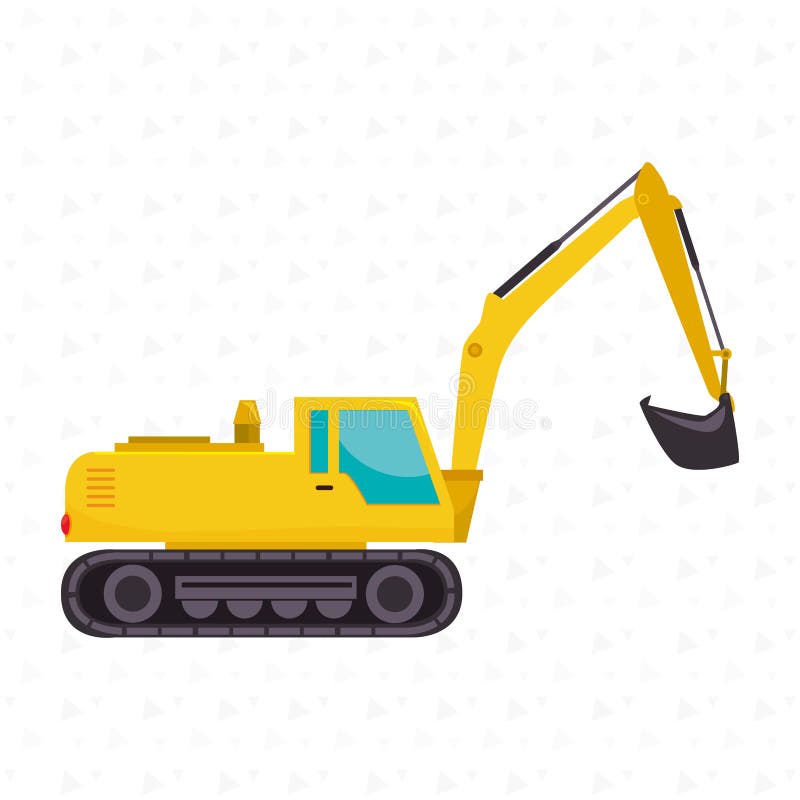 Construction Machinery Design Stock Illustration - Illustration of ...