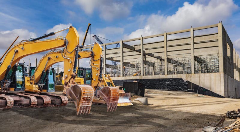 Factory stock image. Image of exterior, work, building - 7558313