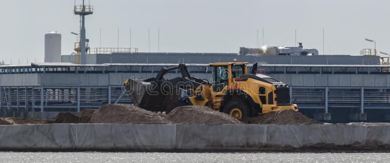Construction machinery stock image. Image of machinery - 237772225