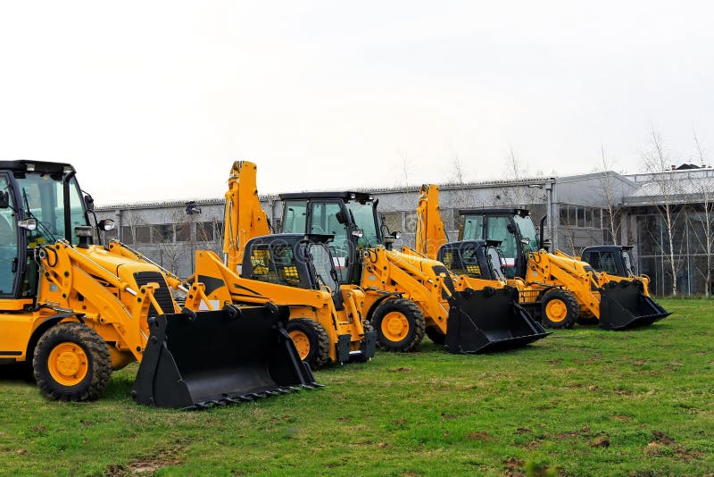 Construction machines stock image. Image of digger, feeders - 6953419