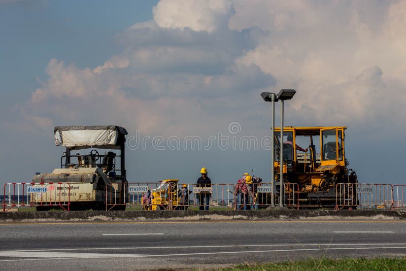 Construction machines editorial stock photo. Image of city - 81304043