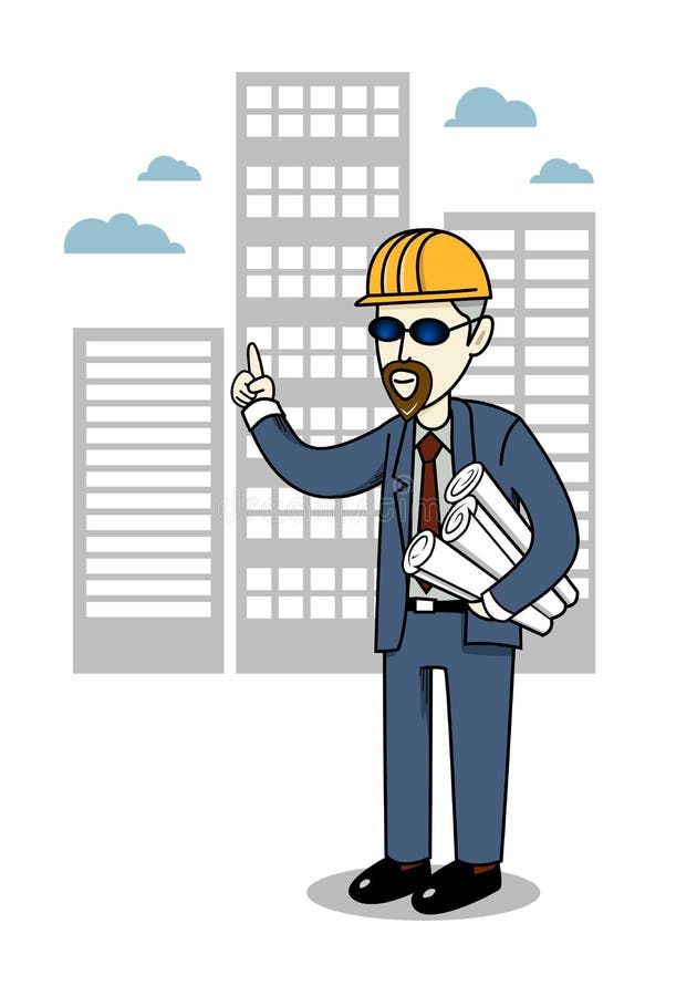 Construction Man Engineer Business Stock Vector - Illustration of ...