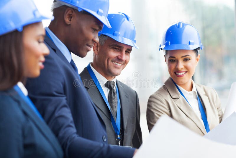 Senior Construction Manager Stock Photo - Image of coworkers, formal ...