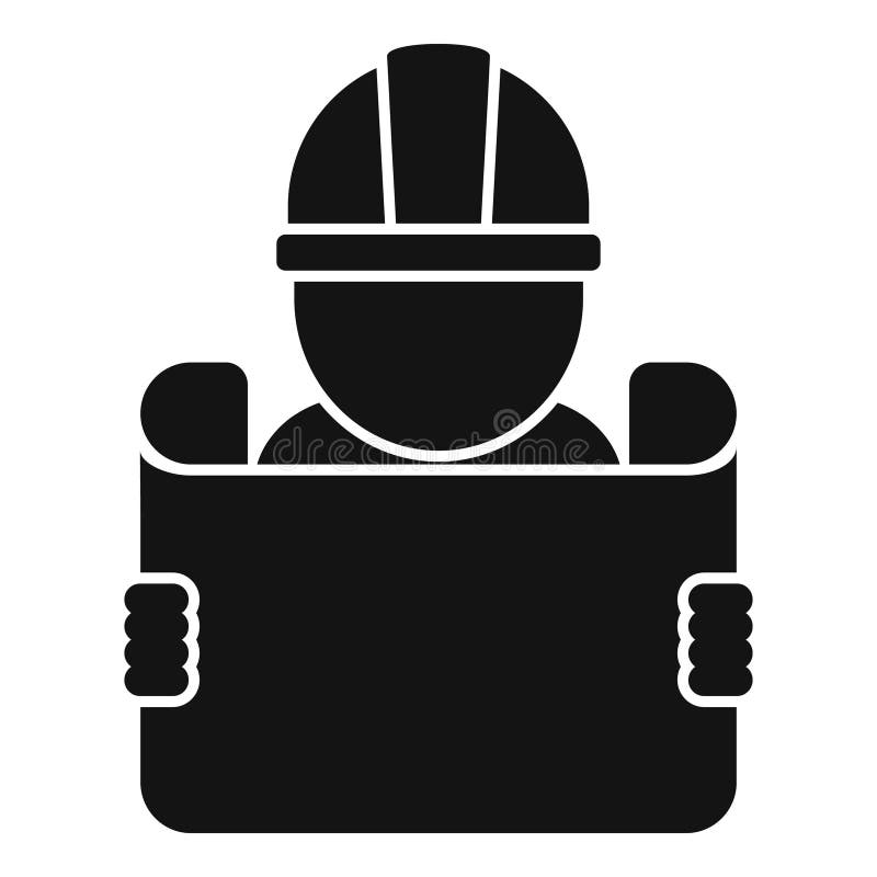 Construction Manual Icon Simple Vector. Technical Document Stock ...