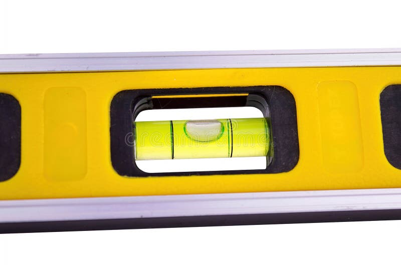 Construction Manual Level for Surface Marking Stock Image - Image of ...