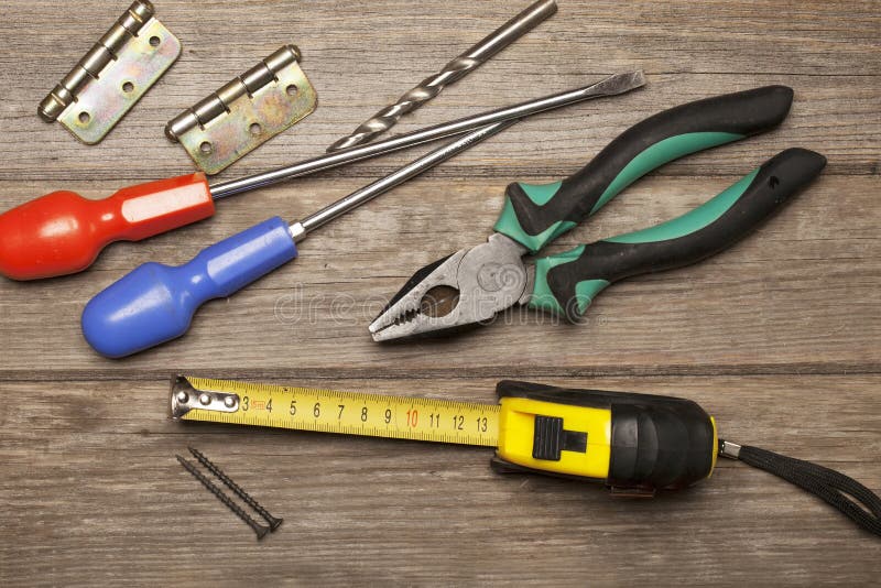 Construction Manual Tool for Work in Production Stock Image - Image of ...