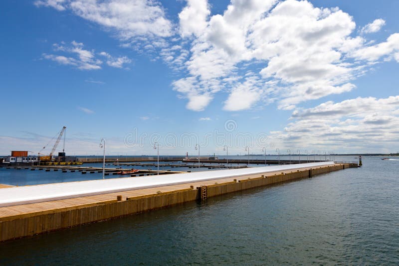 Construction of a marina stock photo. Image of buildings - 20095636
