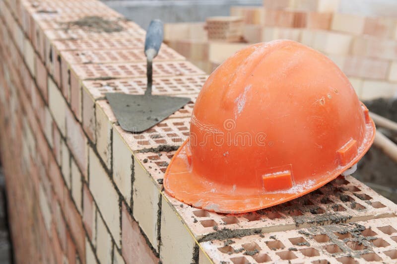 Construction Mason Equipment Stock Image - Image of professional ...