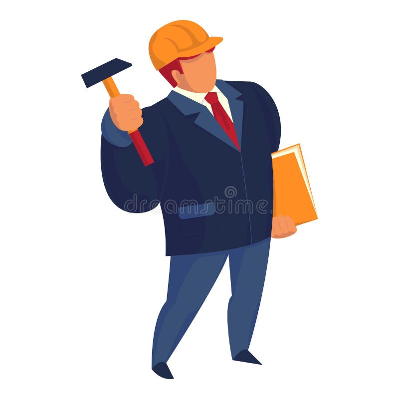 Construction Master Line Icon Concept. Construction Master Vector ...