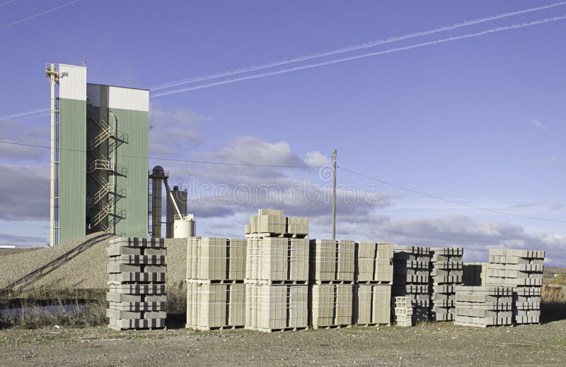Construction Material Company Stock Photo - Image of texture, company ...