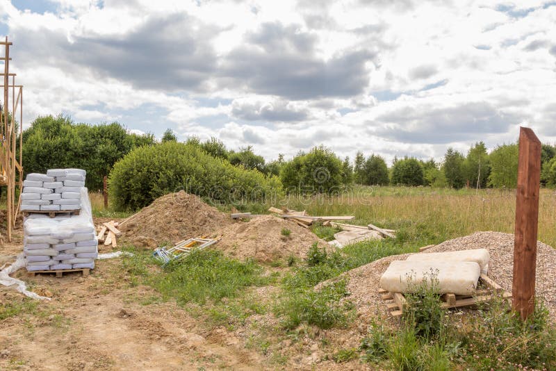 The Debris Field is 25 Yards Inland in this Area Stock Photo - Image of ...