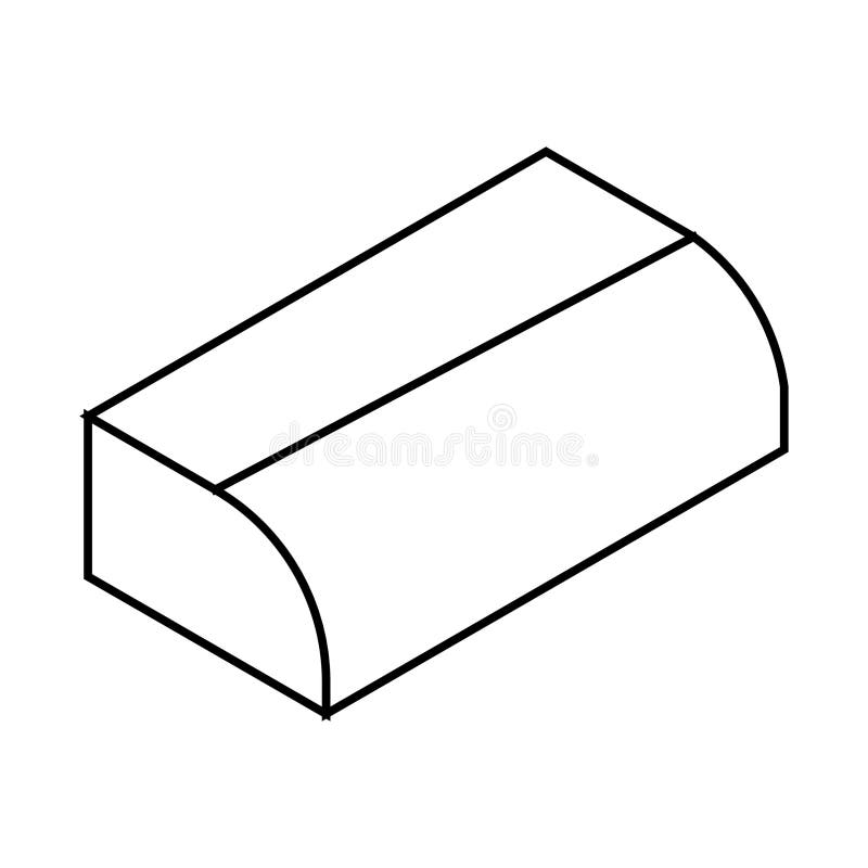 Construction Material Facing Brick Line Icon Vector Illustration Stock ...