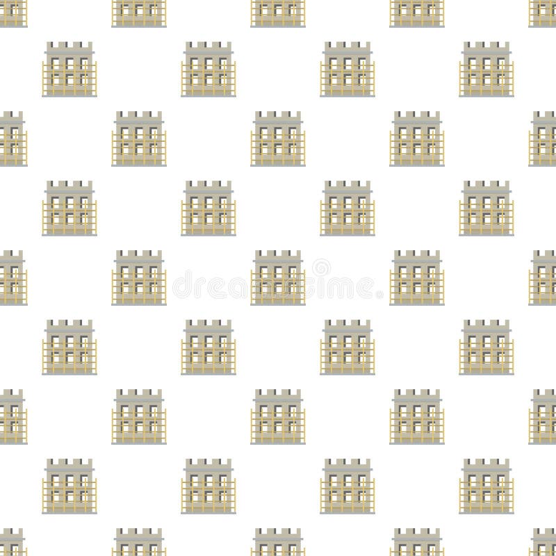 Construction Material Pattern Seamless Vector Stock Vector ...