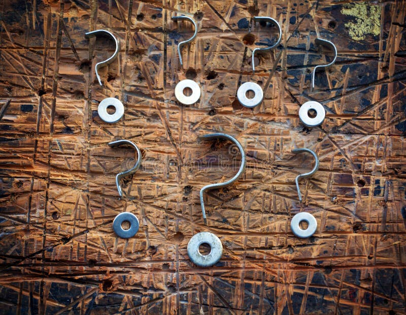 Construction Material Question Symbol Stock Photo - Image of design ...