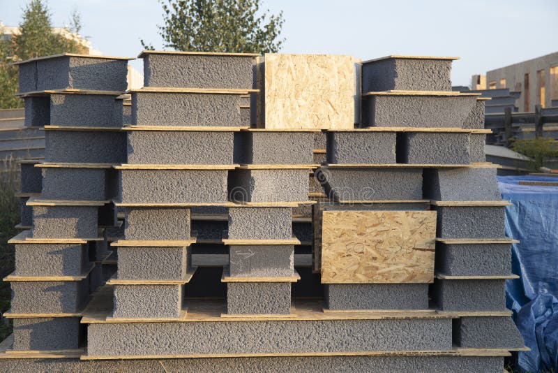 Construction Material SIP Panels from OSB and Expanded Polystyrene ...
