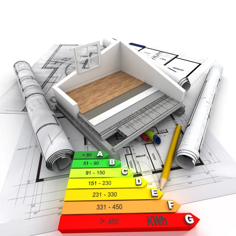 Construction Materials Efficiency Stock Illustration - Illustration of ...