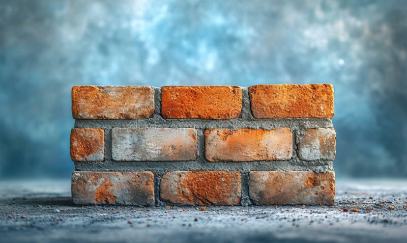 Construction Materials, Folded Colored Bricks for Work. Stock Image ...