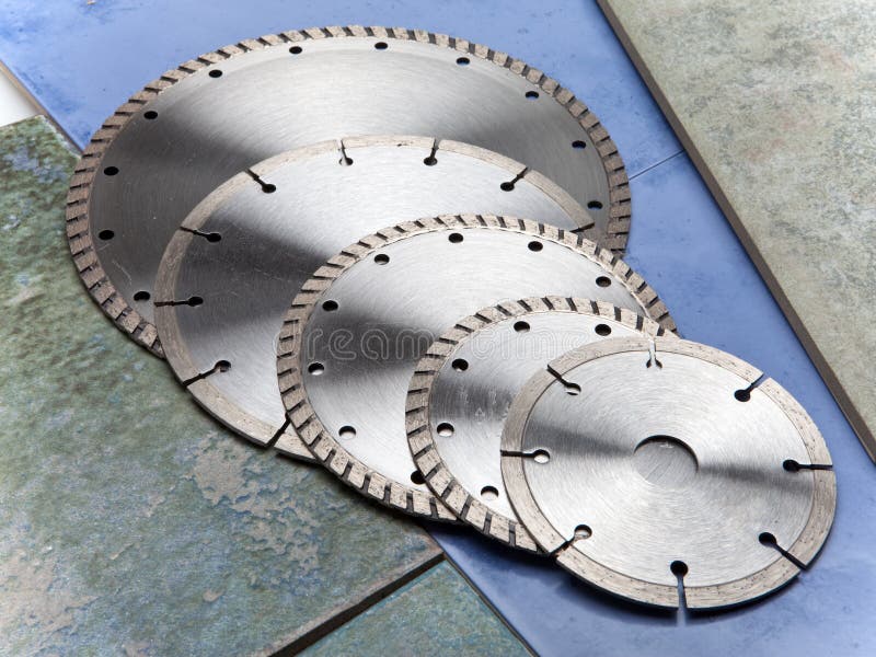 Two Diamond Disks for a Concrete Abrasion Stock Photo - Image of detail ...