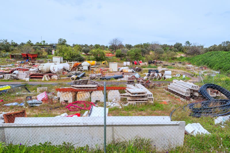 Construction materials stock photo. Image of field, industrial - 30562364