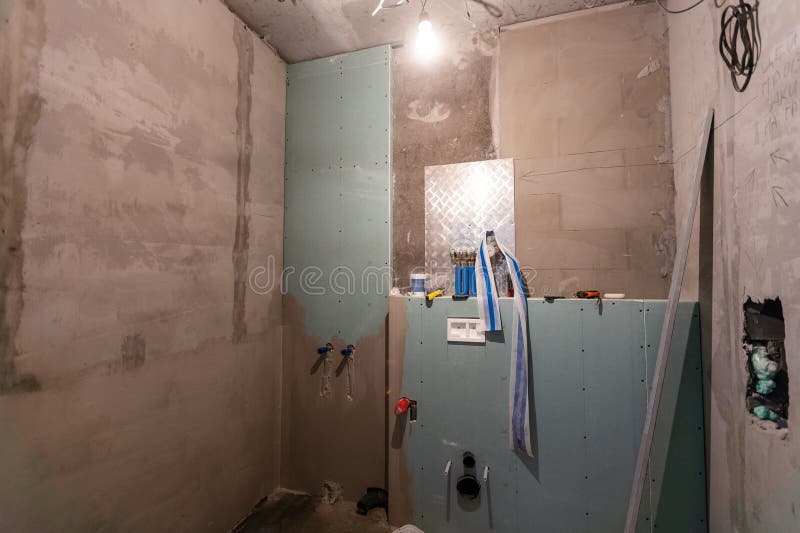 Construction Materials and Sheets of Plasterboard or Drywall are ...