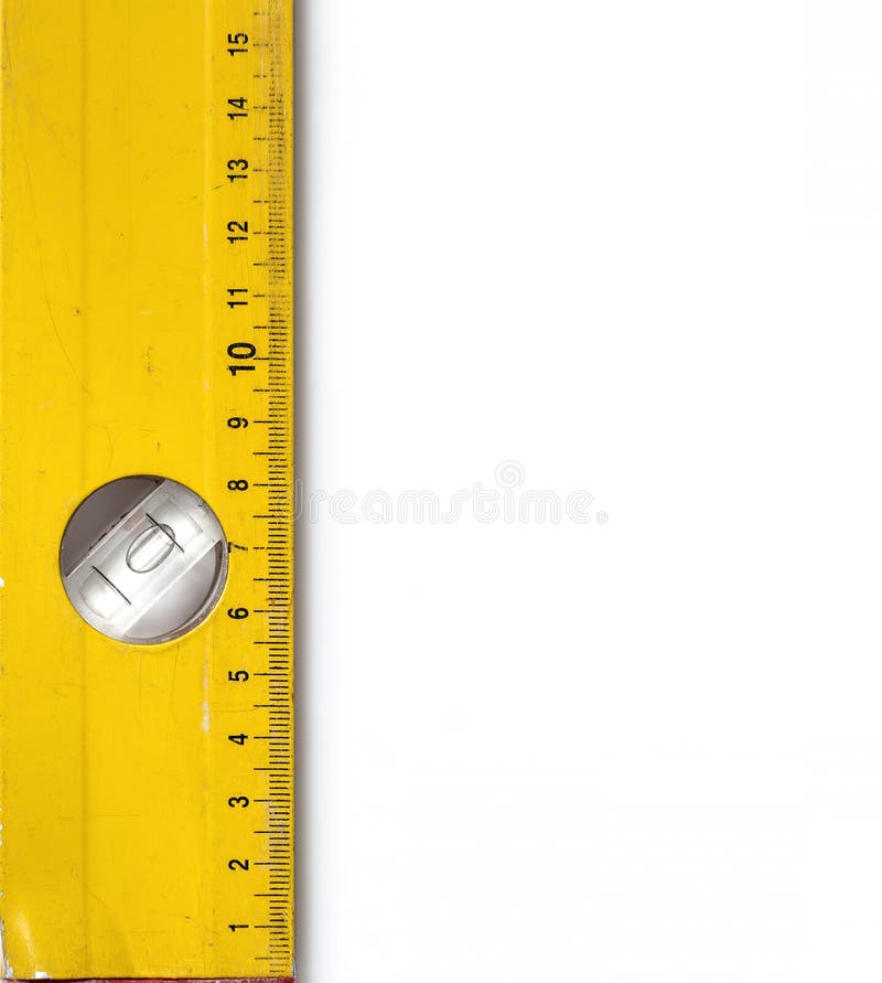 Construction Measuring Ruler Stock Photo - Image of background, length ...