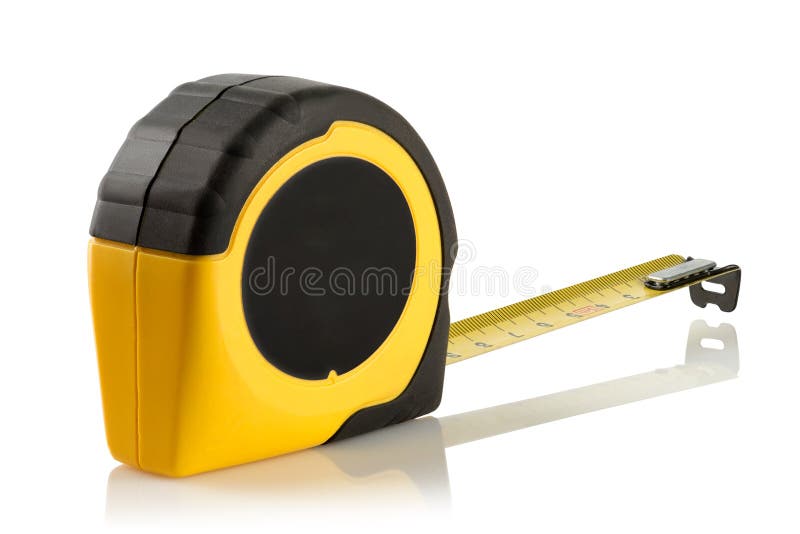 Construction and Measuring Tapes Stock Image - Image of measuring ...