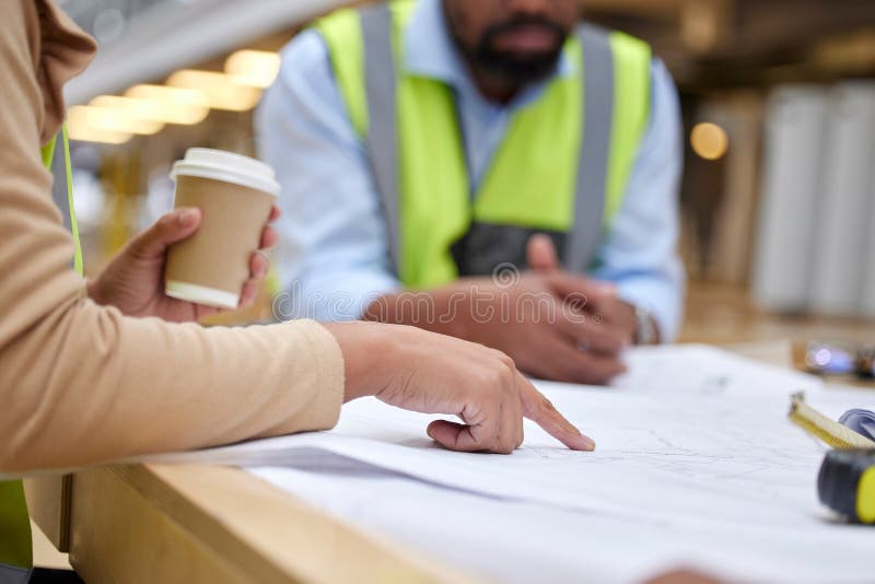 Construction, Meeting and People with Blueprint for Planning with ...