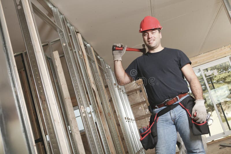 A construction men working stock photo. Image of carrying - 51186394