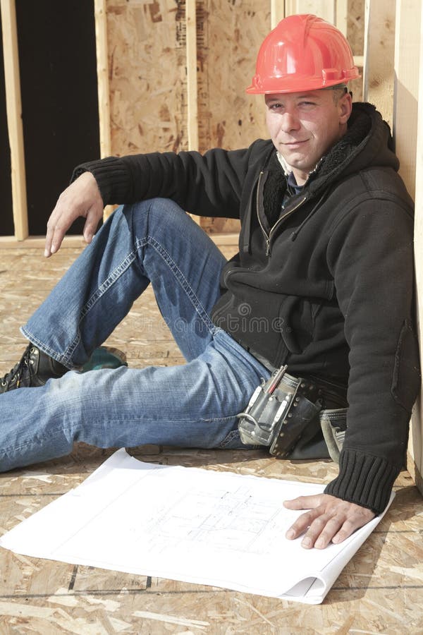A construction men working stock image. Image of cloud - 51185955