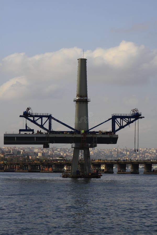 Construction of Metro Bridge Editorial Photo - Image of railway, design ...